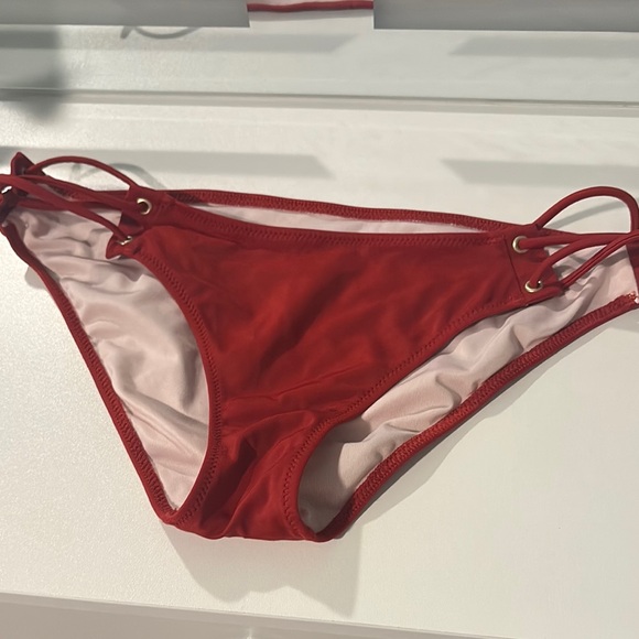 Shade & Shore | Swim | Shade Shore Red String Bikini Bottom | Poshmark
